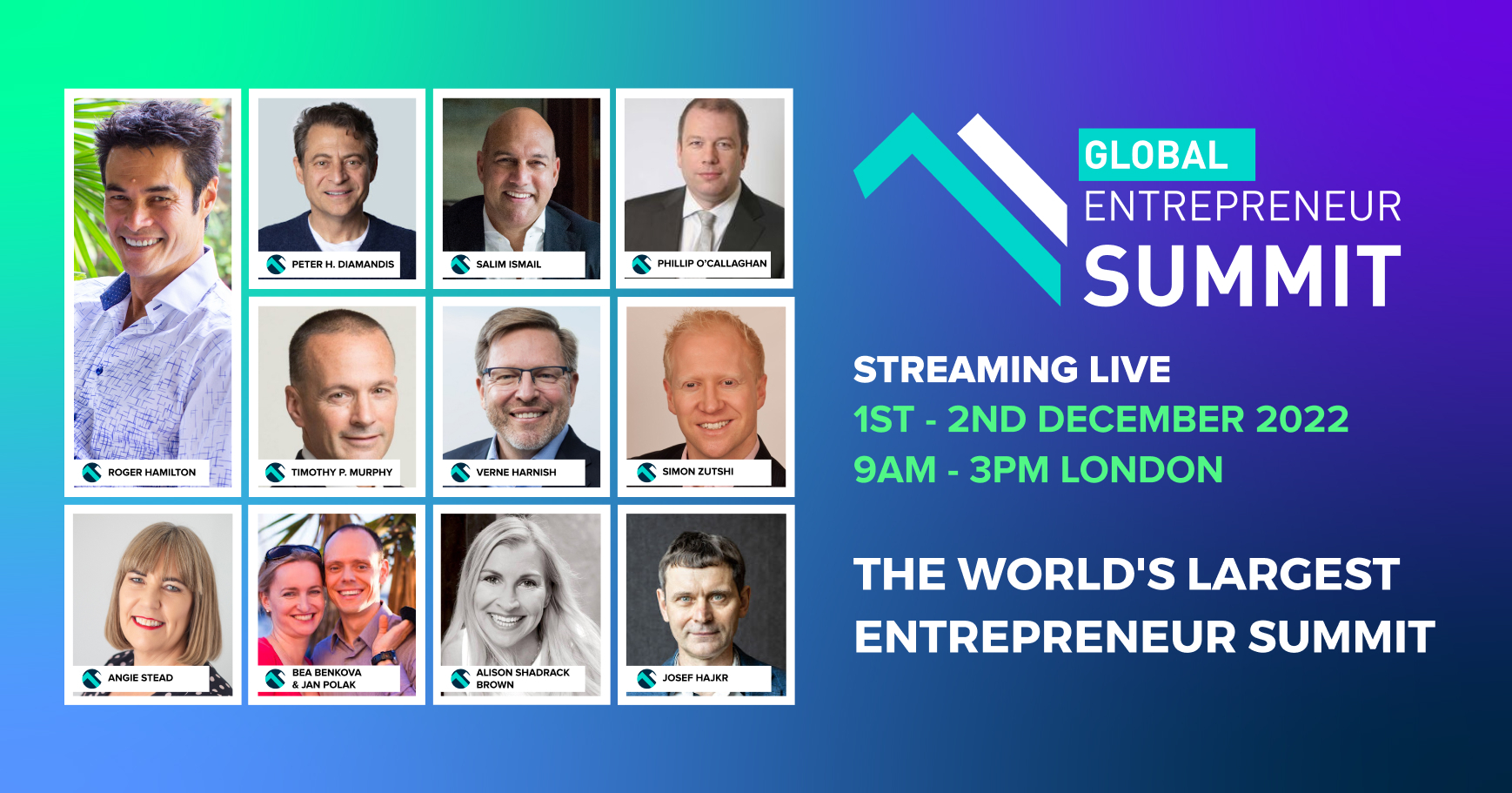 JOIN THE GLOBAL ENTREPRENEUR SUMMIT